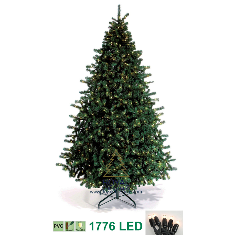 Large Artificial Christmas Tree - Utah PVC Premium - 300 cm - 1776 warm ...